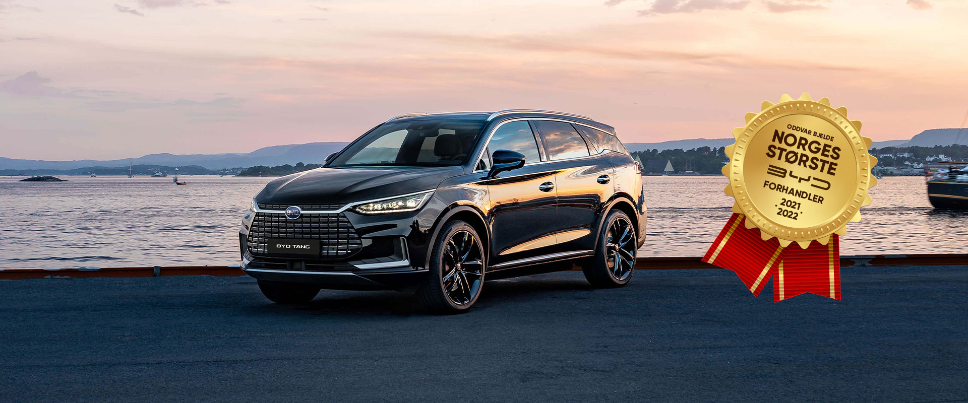 BYD Tang 4x4 SUV. Sprek el-familiebil med 7-seter.